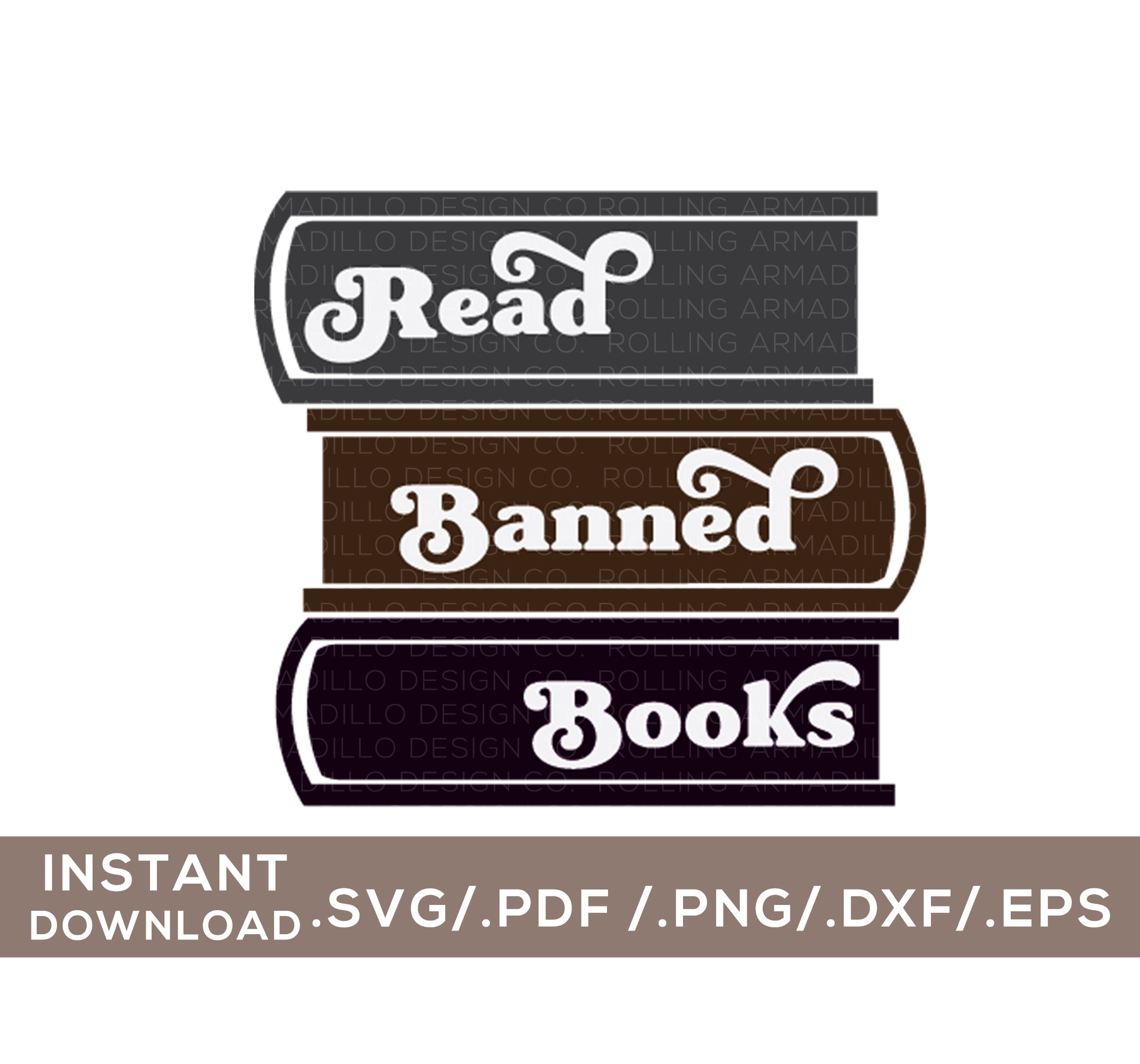 Read Banned Books / Digital Cut File / Svg Png Dxf Pdf Eps - Etsy