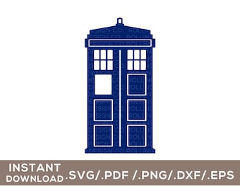 Tardis Svg | Etsy