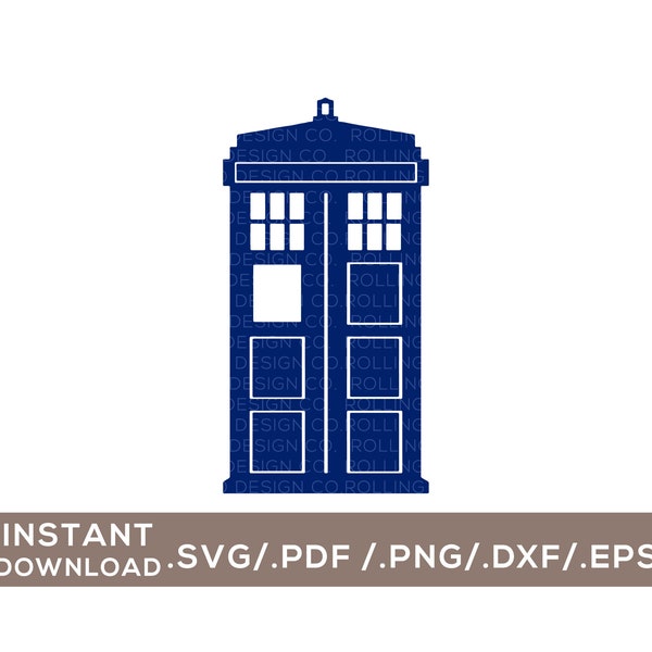 Tardis Svg - Etsy