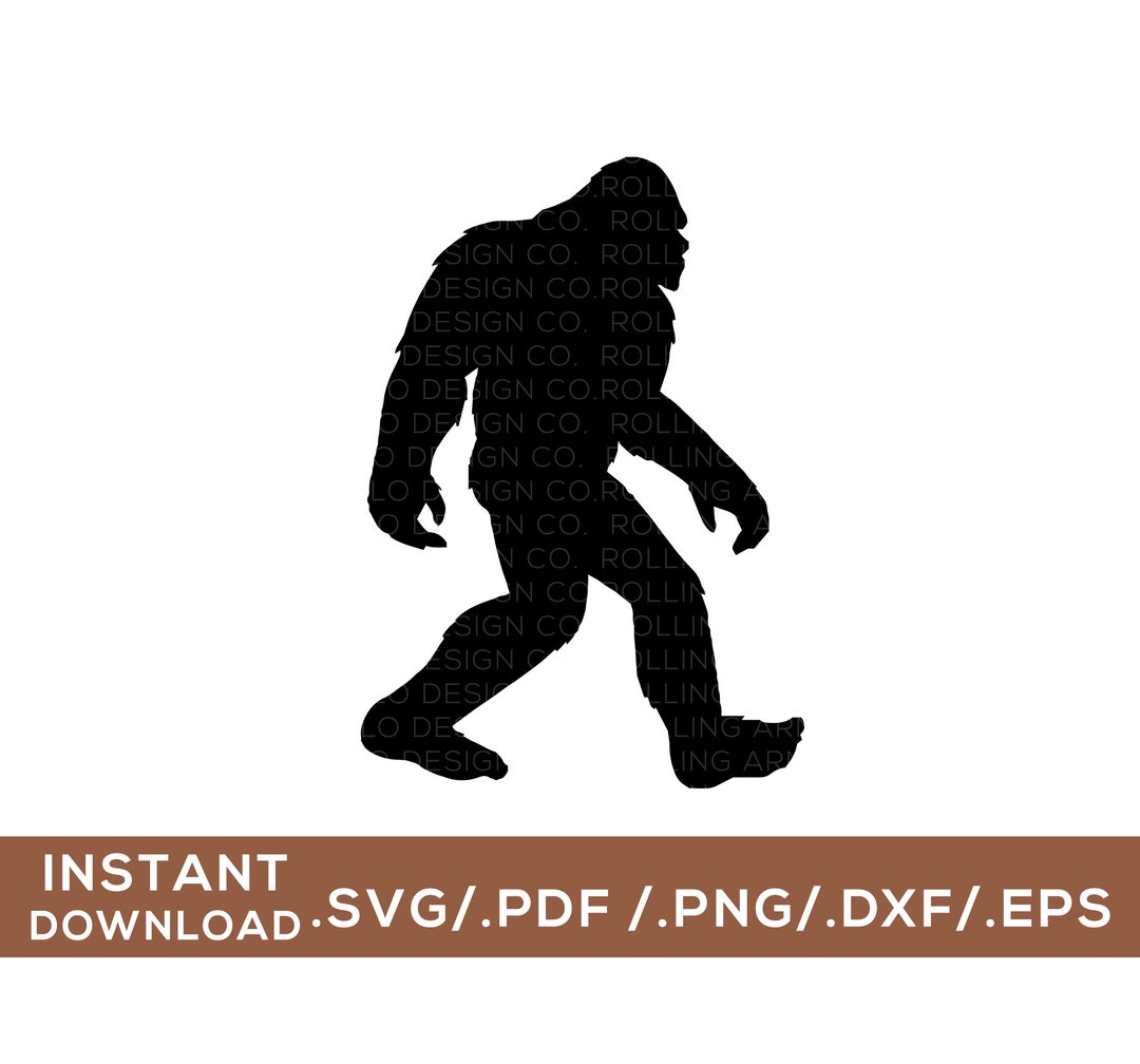 Bigfoot / Digital Cut File / Svg, Png, Dxf, Pdf, Eps - Etsy