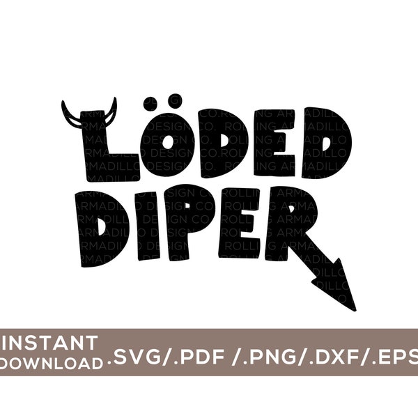 Loaded Diaper Svg - Etsy