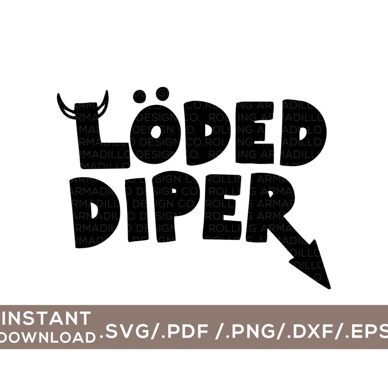 Loaded Diaper Svg - Etsy