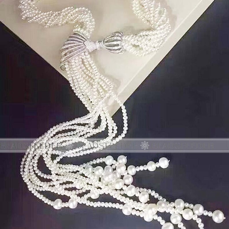 Hallow Bowknot Tassel Head Micro Paved Clear CZ Micro Pave - Etsy