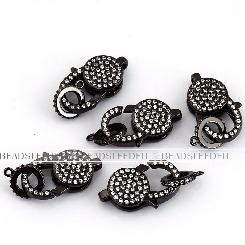 Lobster Claw Clasp for Bracelet Necklace Buckle Micro Paved - Etsy