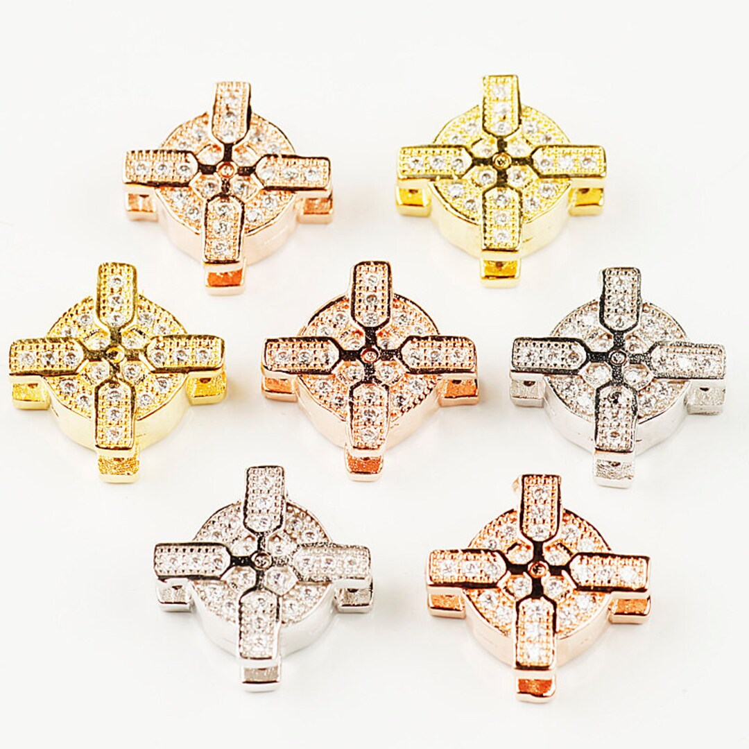 Helm Beads, Ship Helm Beads, Sea Ship Anchor Wheel Beads, Micro Pave ...