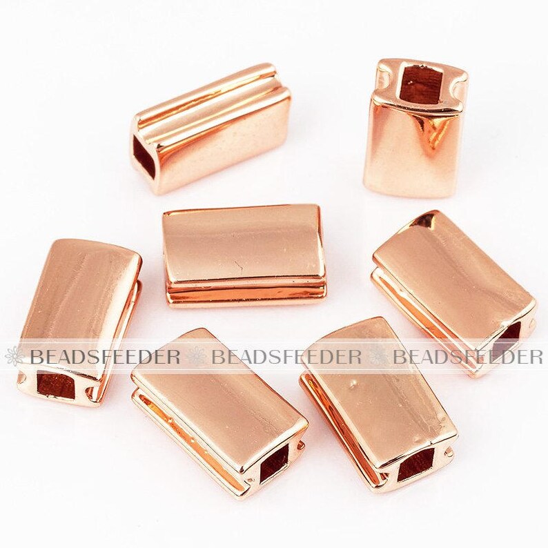 5pcs Rectangular beads for Adjustable Sliding Knot Closure | Etsy