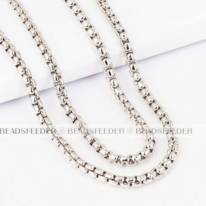 18 Inch Long Necklace Chain With Lobster Clasp Brass | Etsy