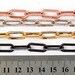 CZ Chain Jumbo Paper Clip Chain Half Finished for Bracelet - Etsy