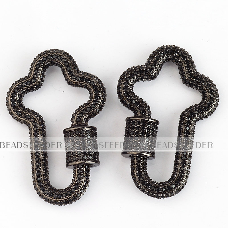 Screw on lighting bolt Shape Clasp for metal chain and cord | Etsy