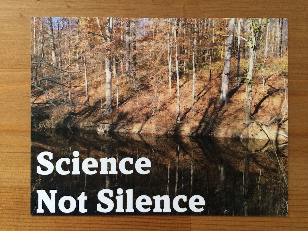 Science Not Silence Postcards - Etsy