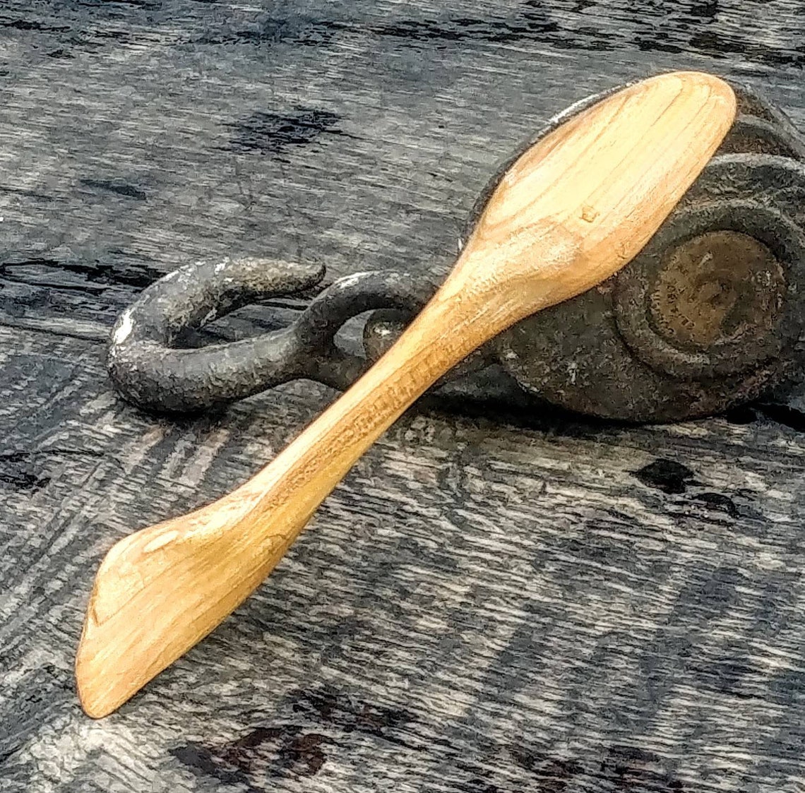 Hand Carved Wood Eating Spoon Lefty Eating Spoon Ergonomic - Etsy
