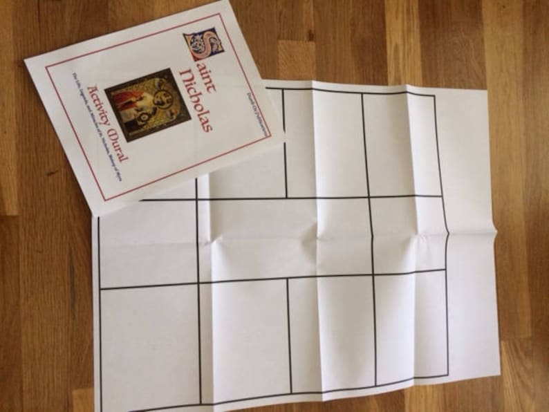 St. Nicholas Activity Mural - Etsy