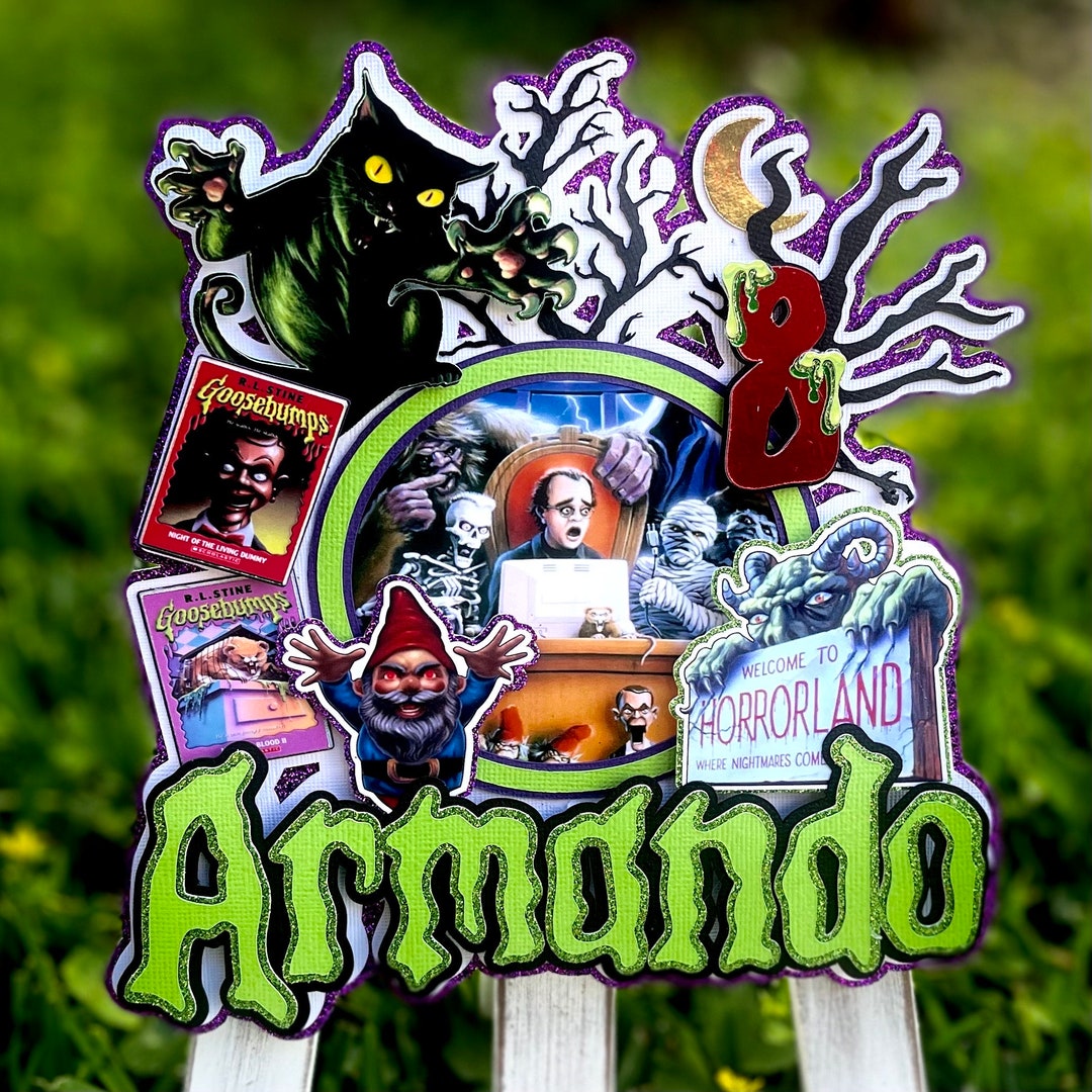 Goosebumps Cake Topper - Etsy