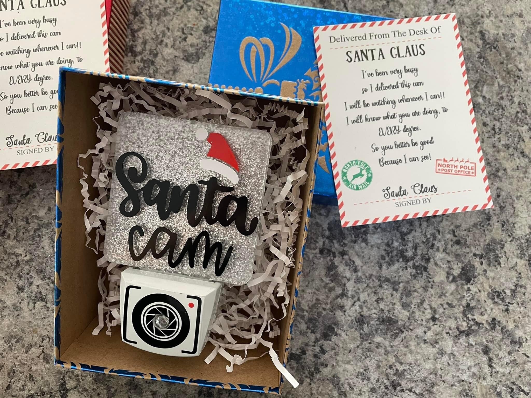 Santa Cam Led Night Light Christmas Night Light Santa - Etsy Canada