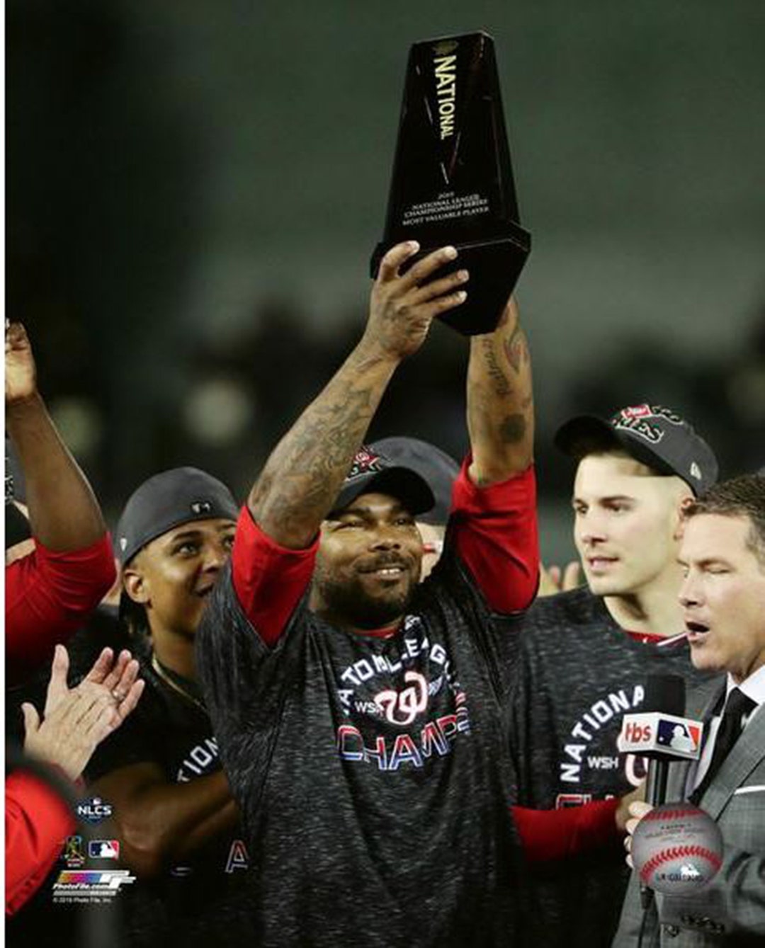 2019 Washington Nationals NLCS Trophy Game 4 HOWIE KENDRICK 8X10 ...