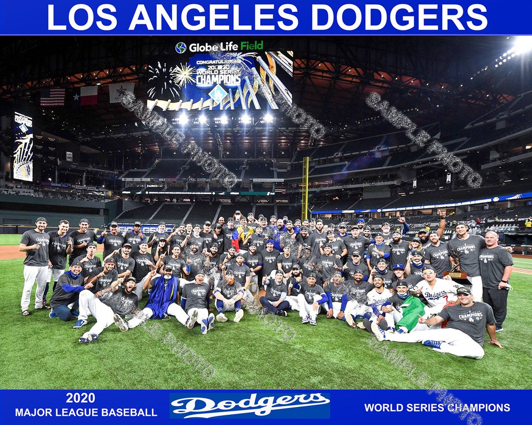 Los Angeles Dodgers Celebrate 2020 World Series Champions 16 X 20 Photo ...