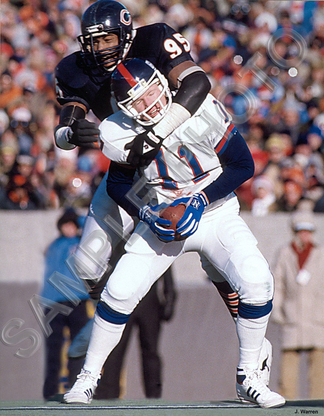 Richard Dent Sacks Phil Simms Chicao Bears 8X10 Photo - Etsy