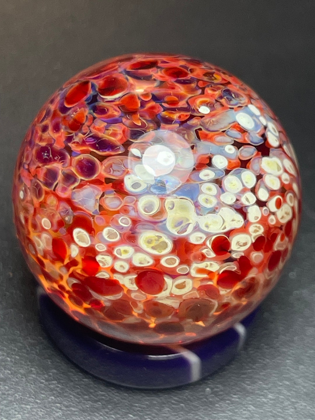 Glass Marble, Handmade Marbles, Contemporary Marble, Hider Marble, Boro ...