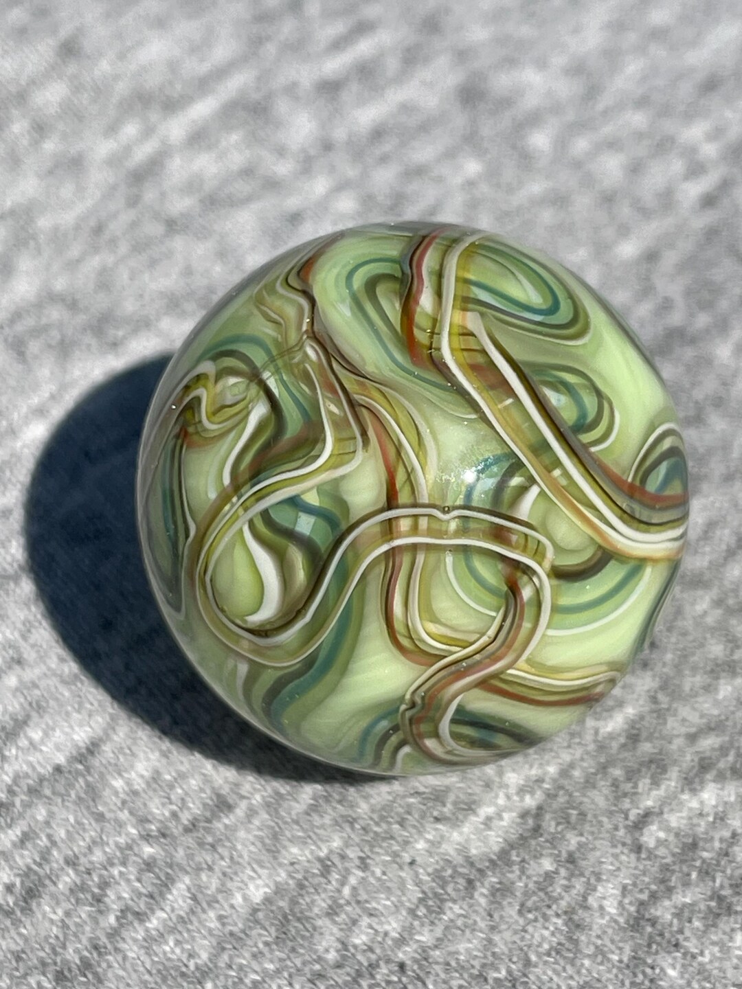 Glass Marble, Handmade Marbles, Contemporary Art Marble, Hider Marble ...