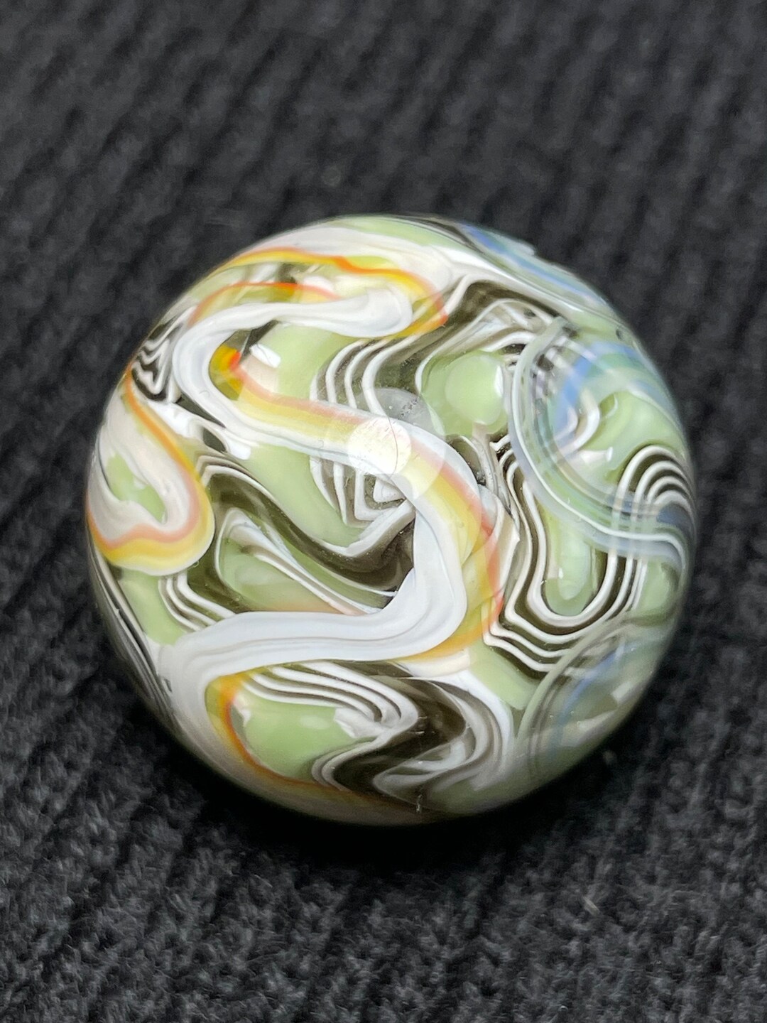Glass Marble, Handmade Marbles, Contemporary Art Marble, Hider Marble ...