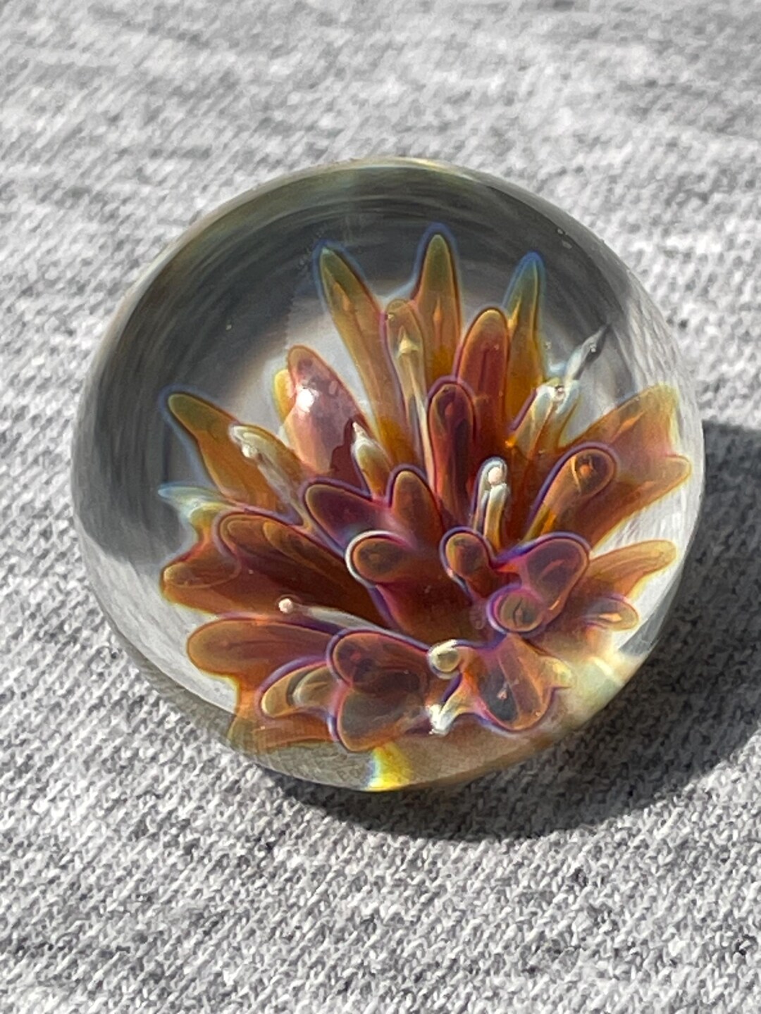 Glass Marble, Handmade Marbles, Contemporary Art Marble, Hider Marble ...