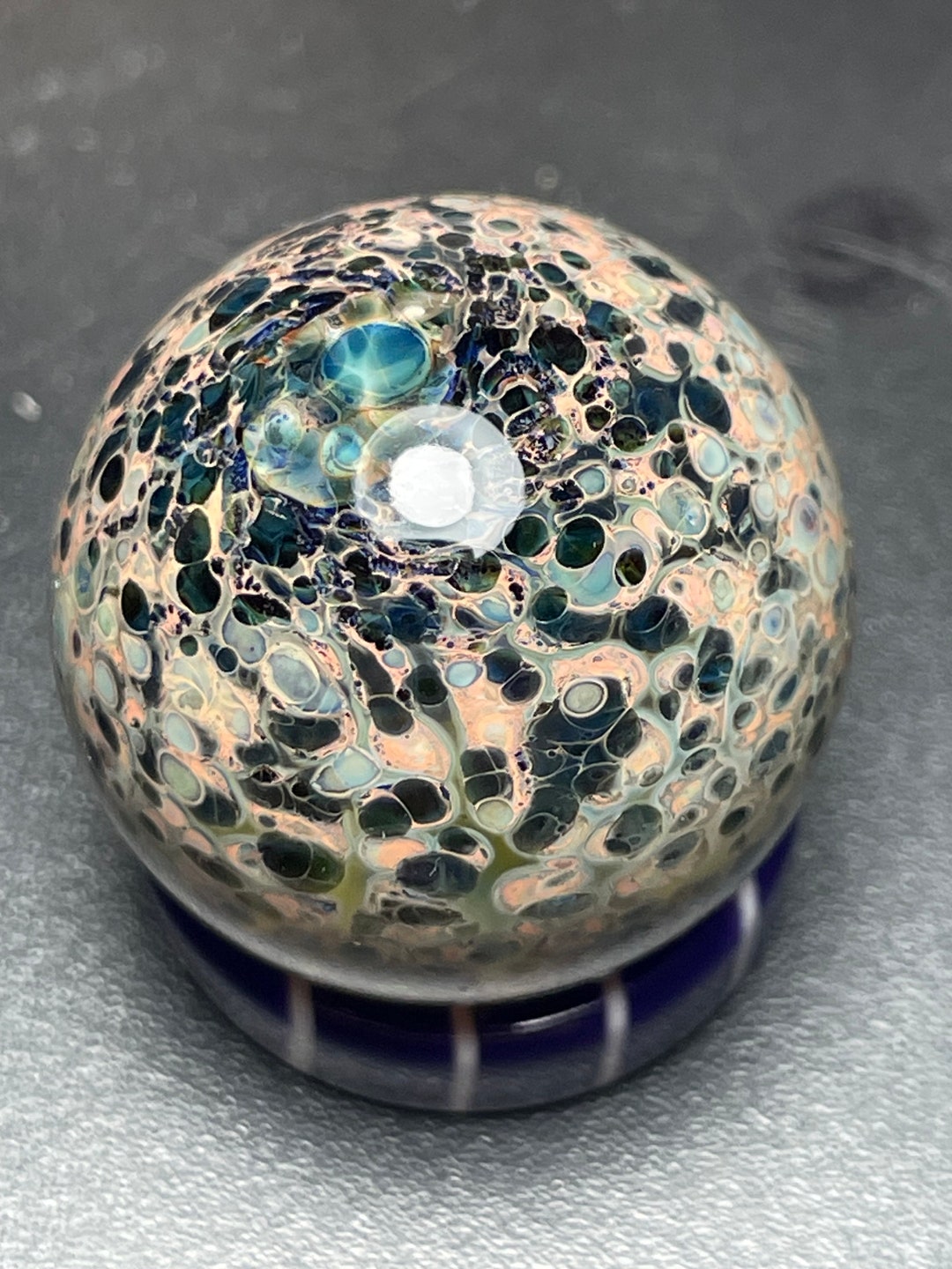 Glass Marble, Handmade Marbles, Contemporary Marble, Hider Marble, Boro ...