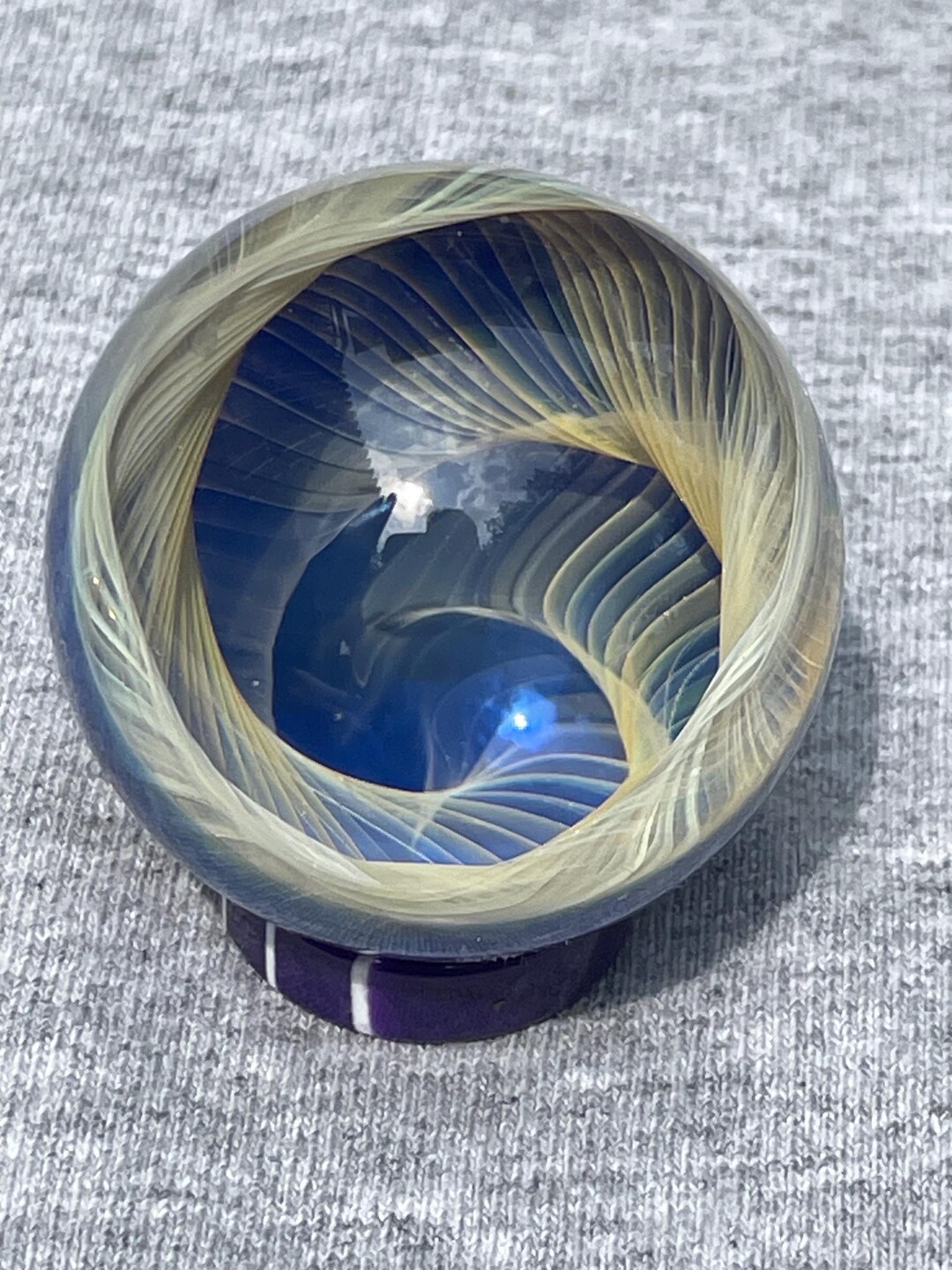 Glass Marble, Handmade Marbles, Contemporary Art Marble, Hider Marble ...