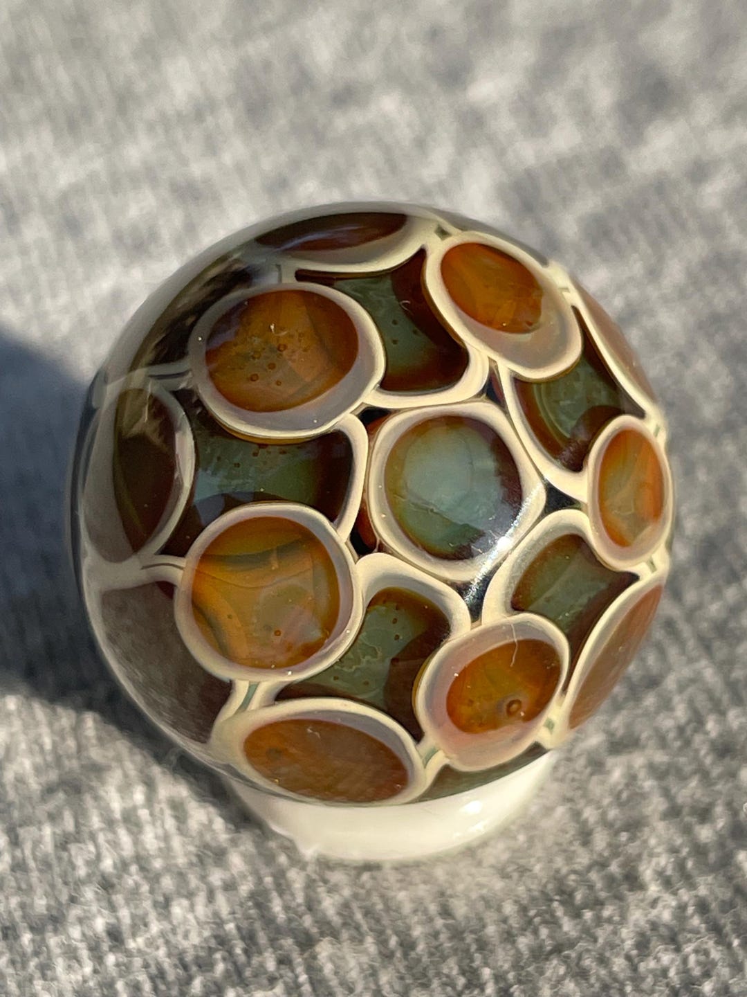 Glass Marble, Handmade Marbles, Contemporary Art Marble, Hider Marble ...