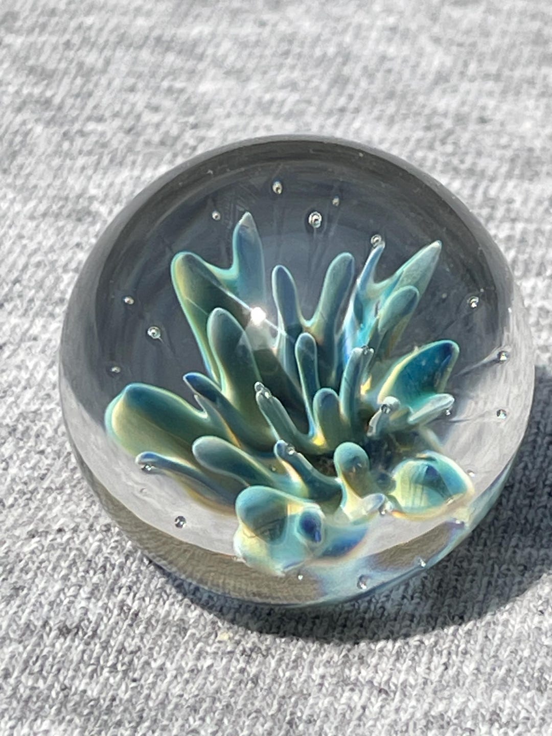 Glass Marble, Handmade Marbles, Contemporary Art Marble, Hider Marble ...