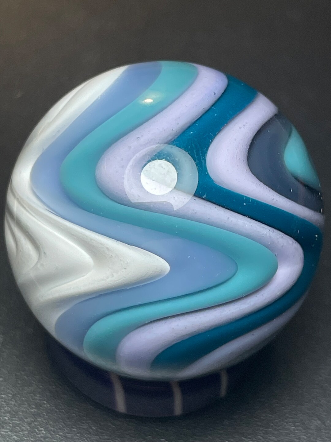 Glass Marble, Handmade Marbles, Contemporary Marble, Hider Marble, Boro ...