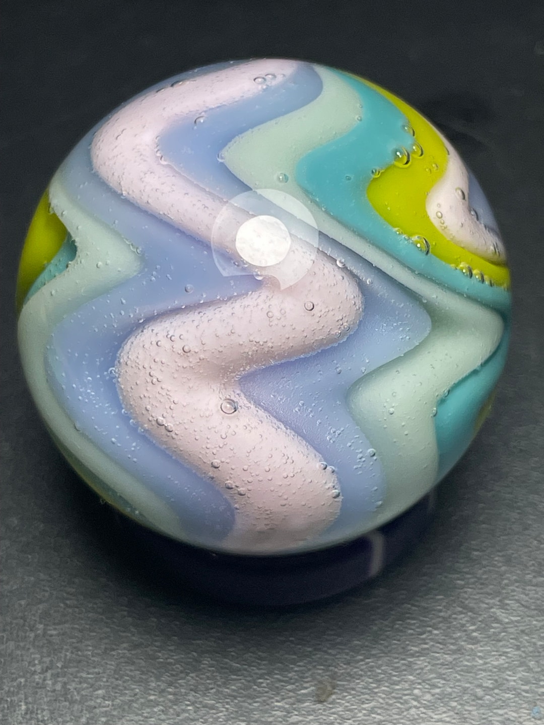 Glass Marble, Handmade Marbles, Contemporary Art Marble, Hider Marble ...