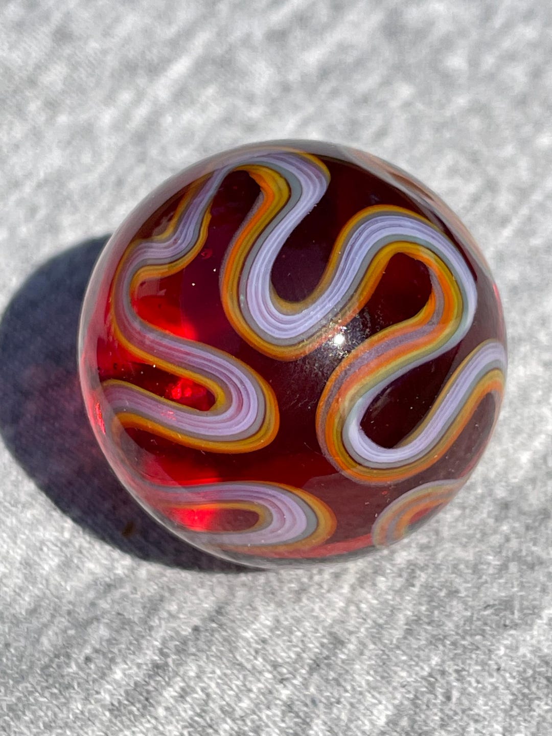 Glass Marble, Handmade Marbles, Contemporary Art Marble, Hider Marble ...