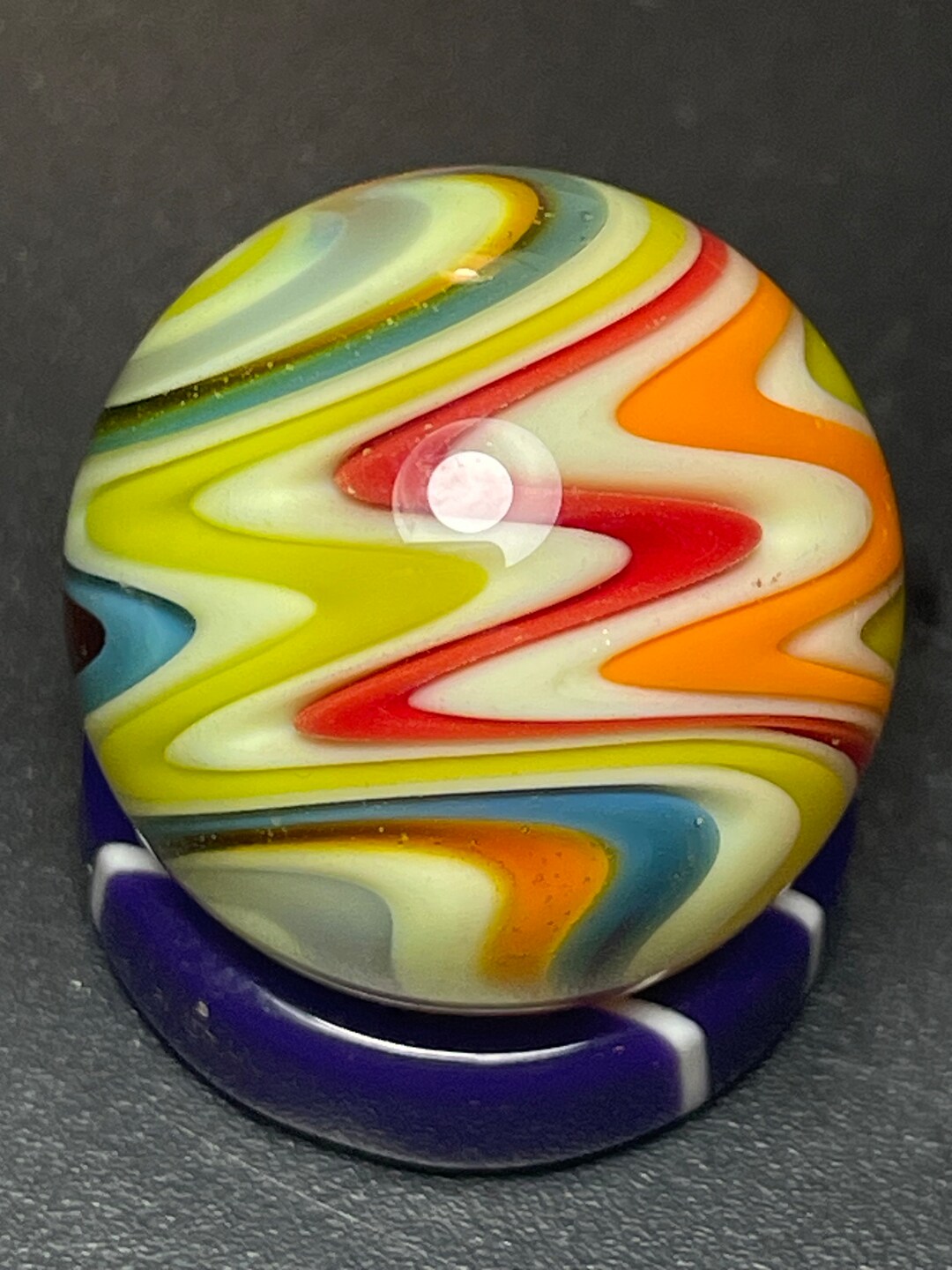 Glass Marble, Handmade Marbles, Contemporary Marble, Hider Marble, Boro ...