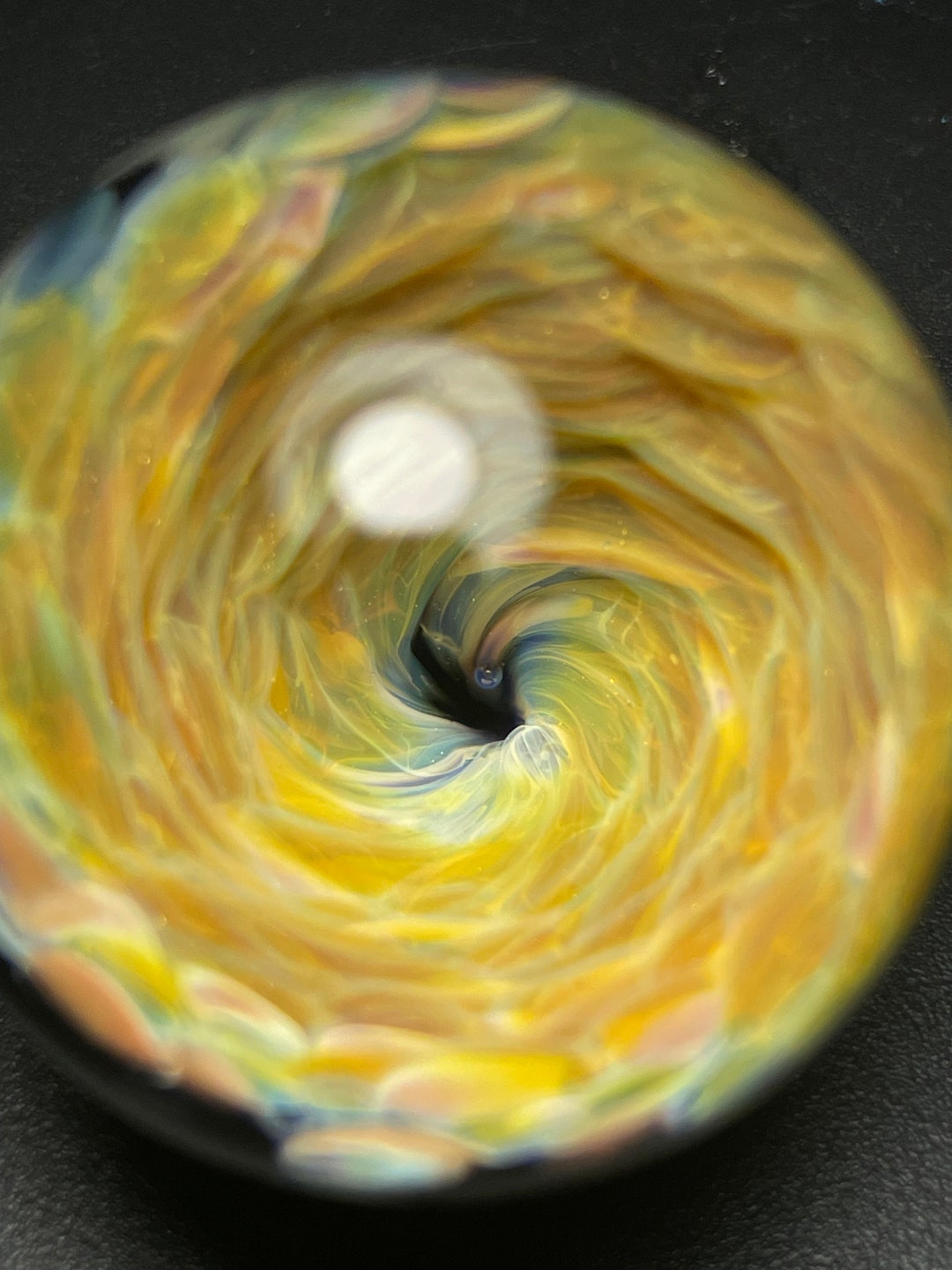 Glass Marble, Handmade Marbles, Contemporary Art Marble, Vortex Marble ...