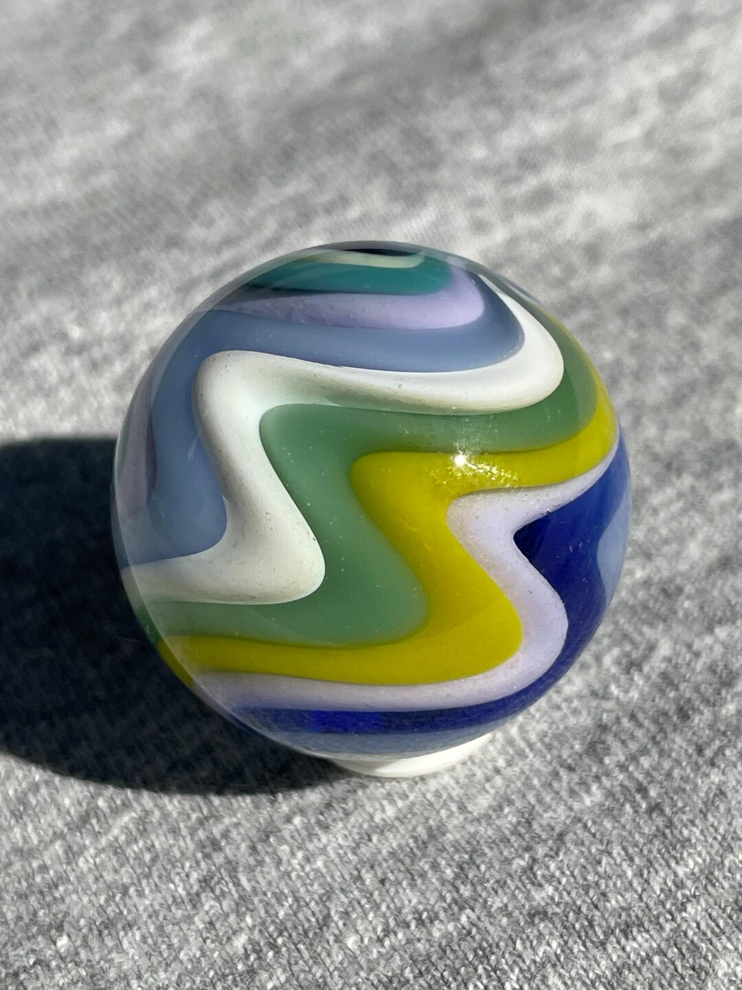 Glass Marble, Handmade Marbles, Contemporary Art Marble, Hider Marble ...