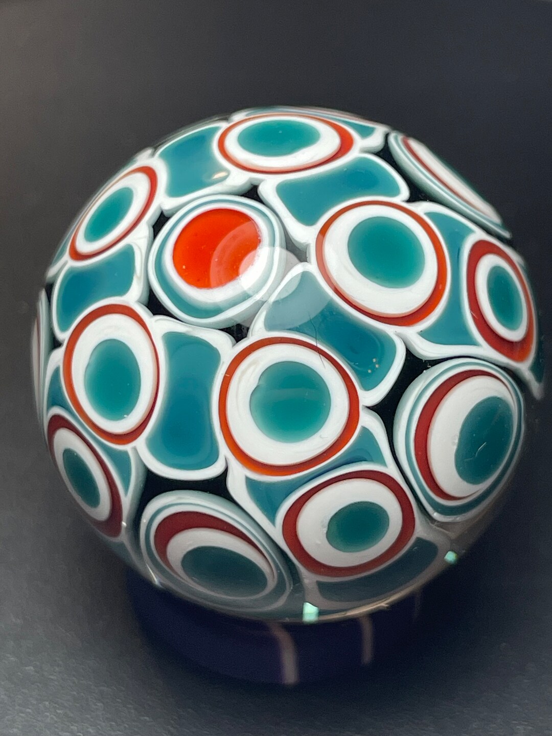 Glass Marble, Handmade Marbles, Contemporary Marble, Hider Marble, Boro ...