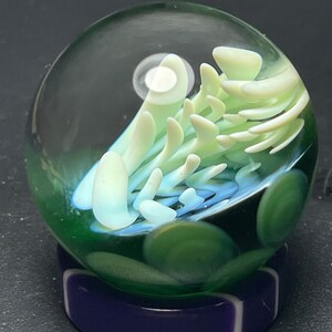 Glass Marble, Handmade Marbles, Contemporary Art Marble, Dot Stack ...