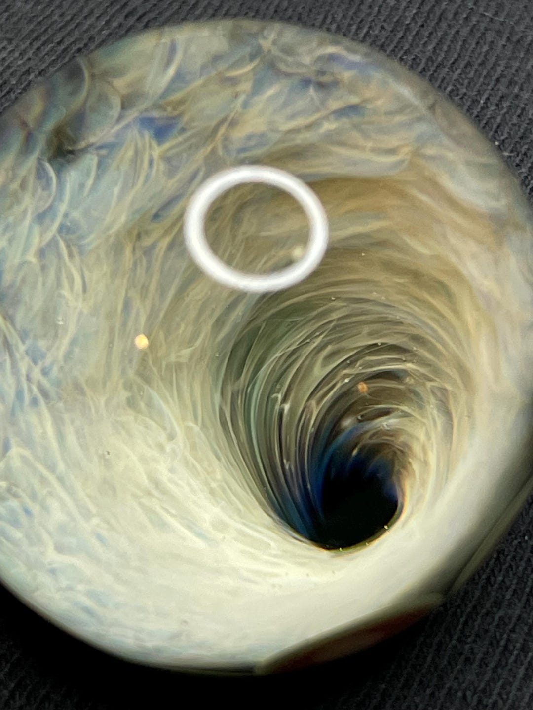 Glass Marble, Handmade Marbles, Contemporary Marble, Dot Stack, Boro, Sphere, Orb, Collectible ...