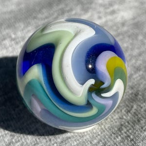 Glass Marble, Handmade Marbles, Contemporary Art Marble, Hider Marble ...