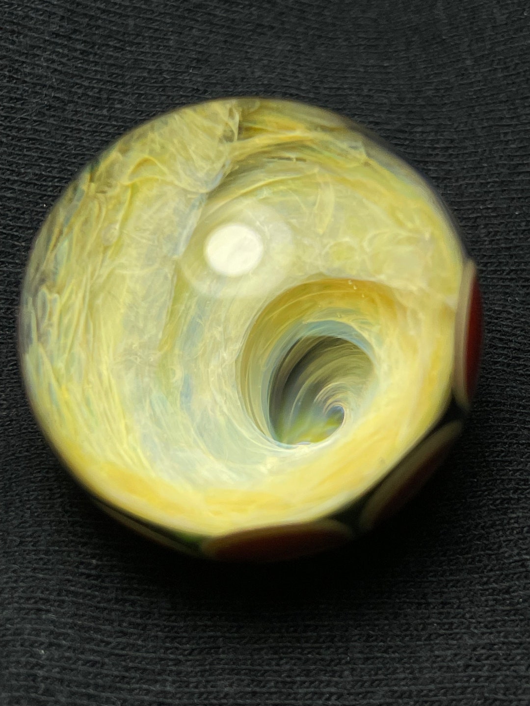 Glass Marble, Handmade Marbles, Contemporary Art Marble, Vortex ...
