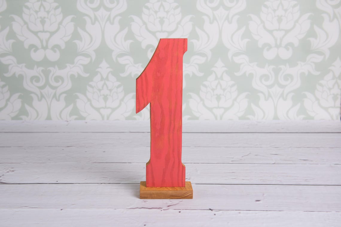 Number 1 One Photography Props Kinder Party Decor First - Etsy