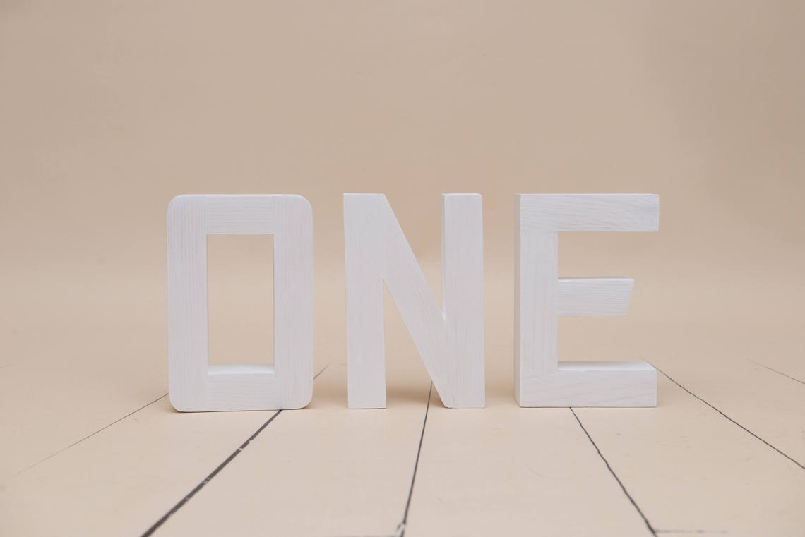 Sign One Photography Props Kinder Party Decor First Birthday | Etsy