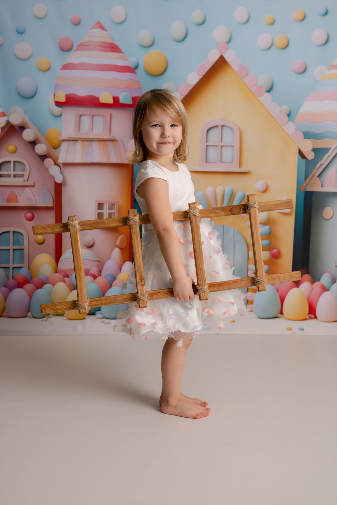 Ladder With String, Photography Props, Toddler, Baby Photographer, Wood ...