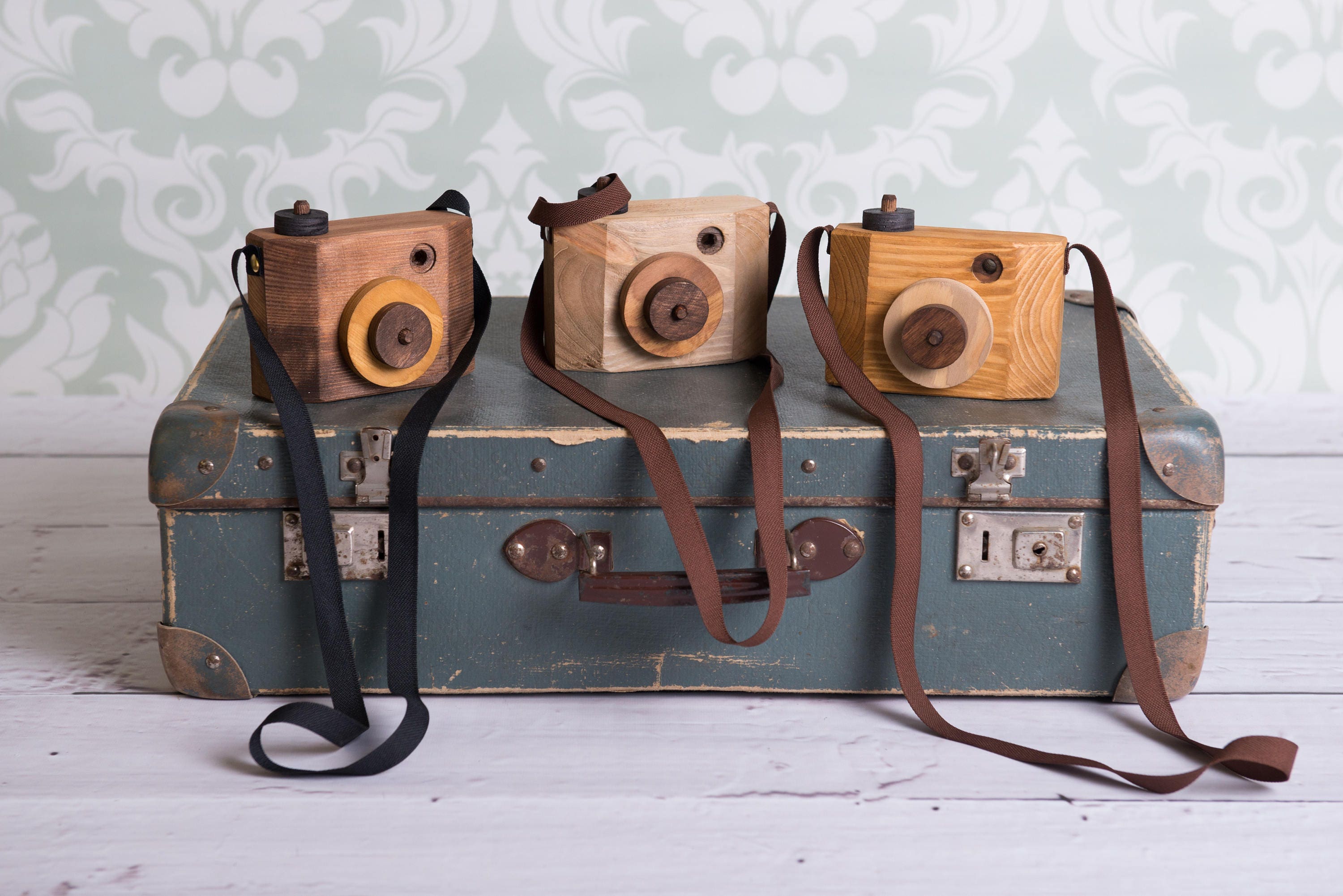 Wood Camera Photography Prop Toddlers Baby Photo Session | Etsy