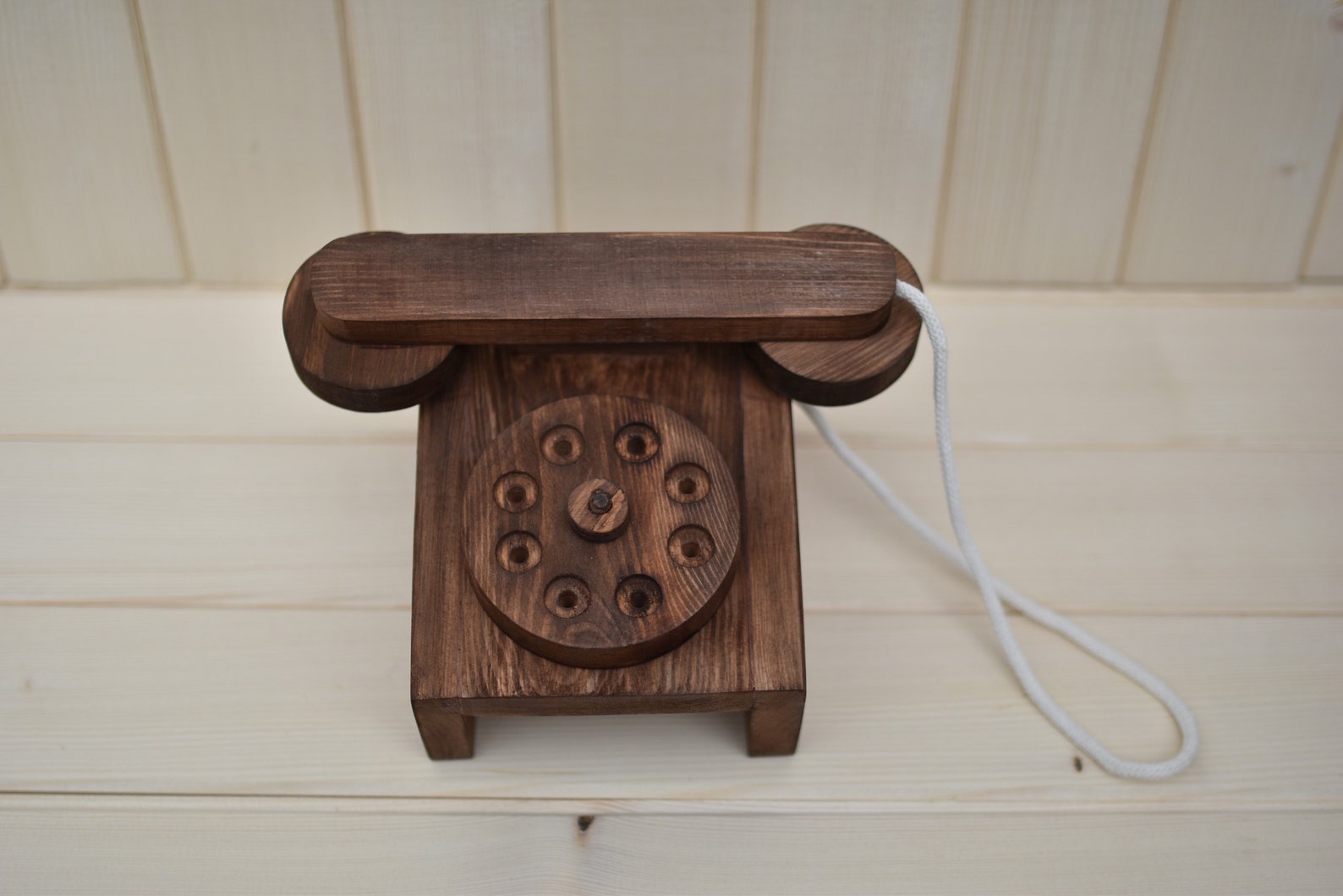 Wooden Desk Phone Prop: Toddler Photoshoot Toy, Pretend Play Decor - Etsy
