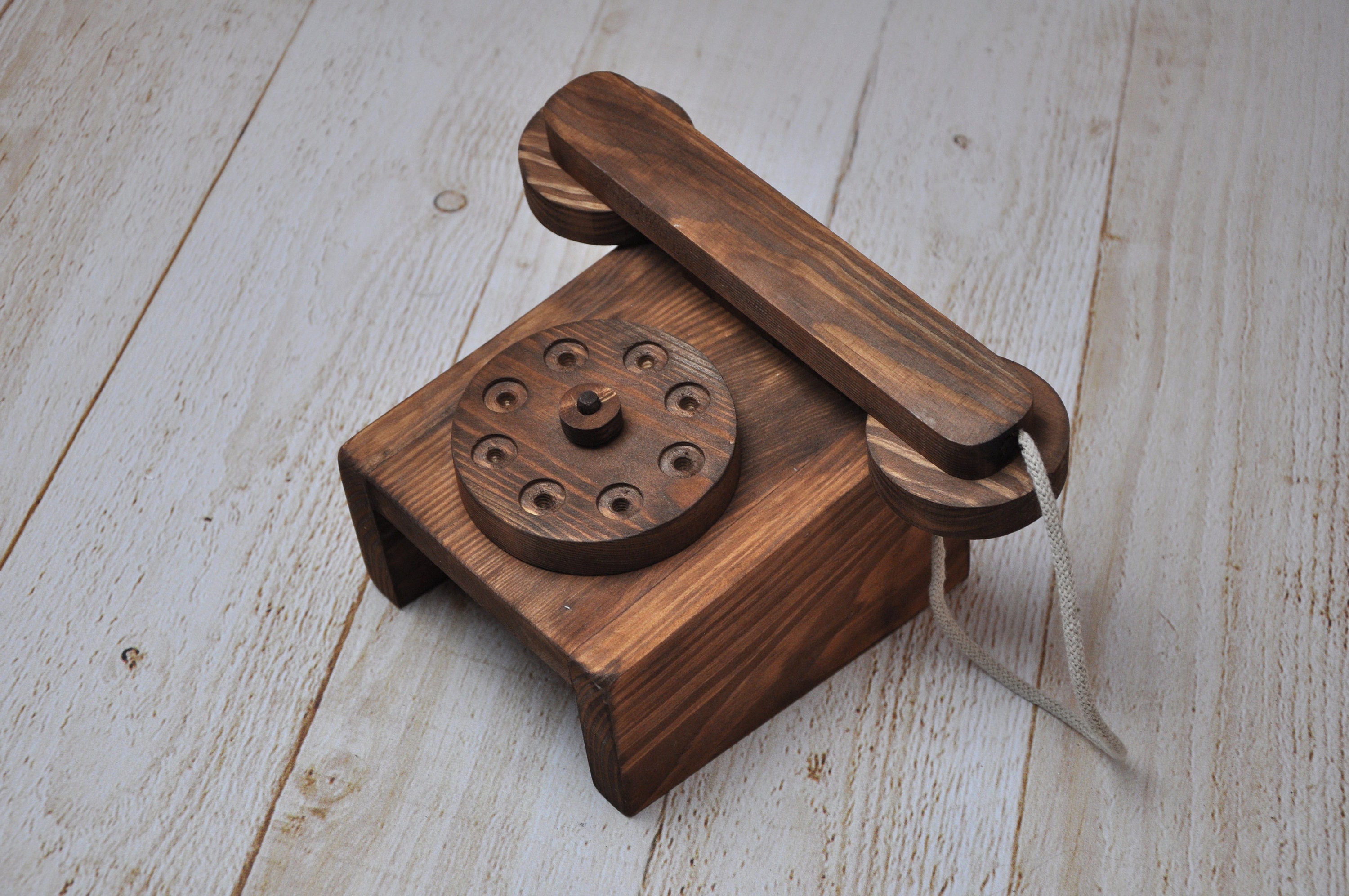 Wood Desk Telephone Photography Prop Toddlers Baby Photo - Etsy UK
