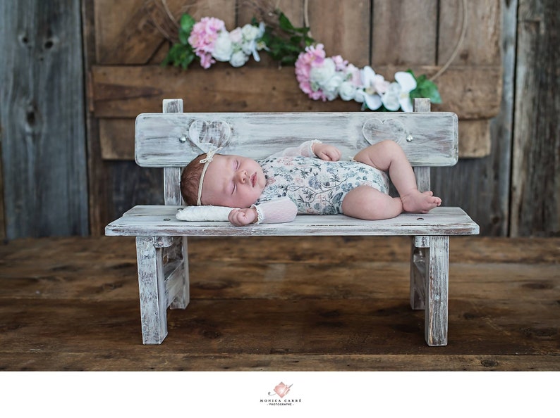 Wooden Bench Photography Prop Newborn Baby Toddler | Etsy