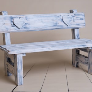 Wooden Bench Photography Prop: Newborn Toddler Photo Shoot - Etsy Canada
