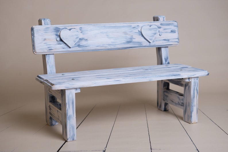 Little Bench, Wooden Kid's Photography Prop, Wood Decoration - Etsy
