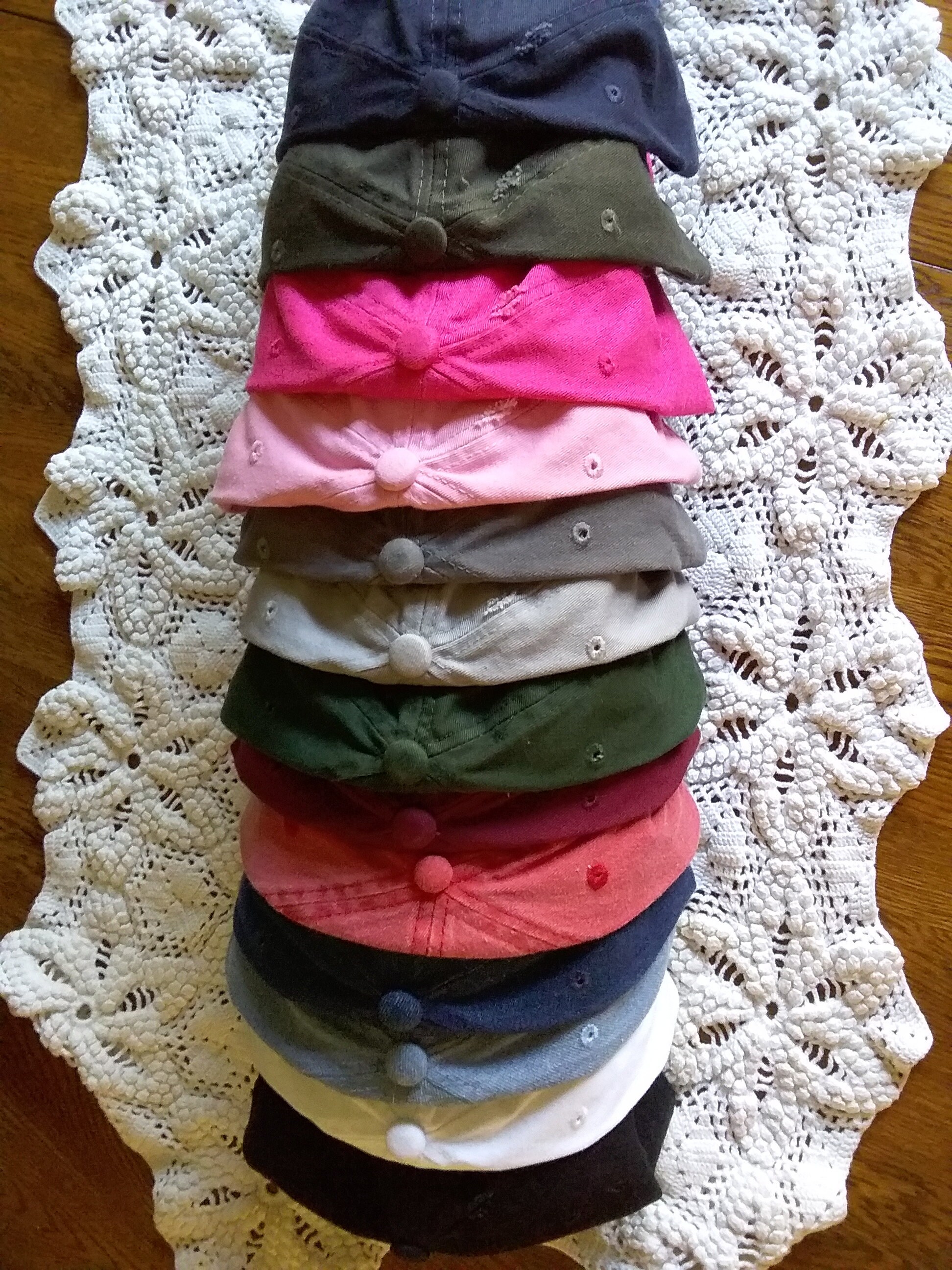 Bless This Hot Mess Distressed Ball Cap, Embroidered Ball Cap, Fun Ball ...